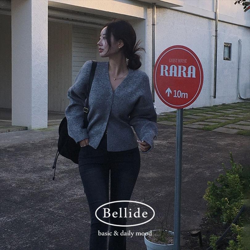 【楽天市場】本日出発│[BELLIDE MADE] Vネックヒドゥンニットカーディガン カーディガン / ベスト カーディガン レディース｜韓国 BEIDELLI｜コーディブック：CODIBOOK