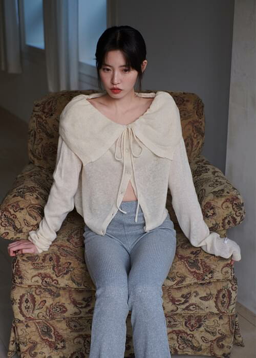 【楽天市場】ニーズビッグカラーニットカーディガン カーディガン / ベスト ジャケット レディース｜韓国 From Beginning｜コーディブック：CODIBOOK