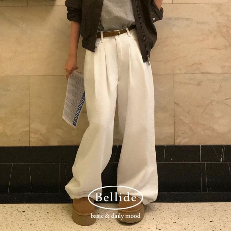 【楽天市場】[BELLIDE MADE] ツイールコットン、ピンタックワイドパンツ パンツ ワイドパンツ レディース｜韓国 BEIDELLI｜コーディブック：CODIBOOK