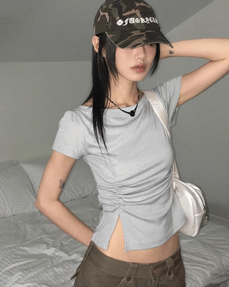 【楽天市場】キンアンバランスバルシャリングトイムボートネック半袖Tシャツ 半袖 Tシャツ Tシャツ レディース｜韓国 wonderwonder｜コーディブック：CODIBOOK