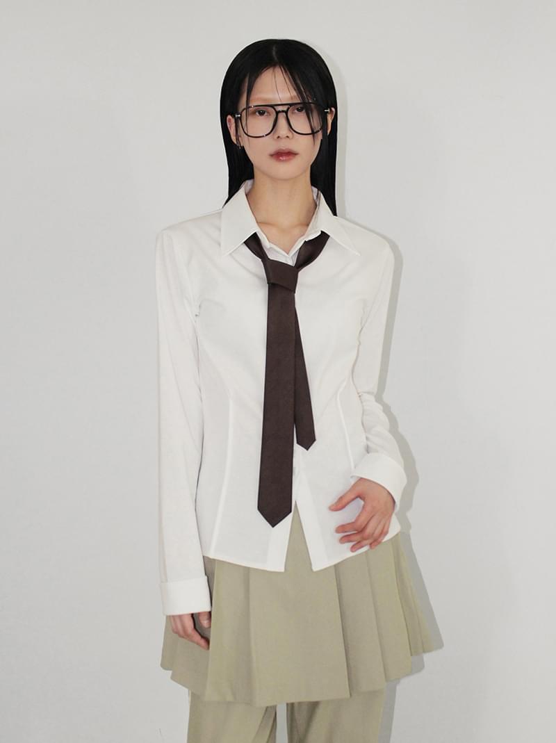 【楽天市場】DART LINE SLIM SH シャツ dress-shirt レディース｜韓国 AAKE｜コーディブック：CODIBOOK