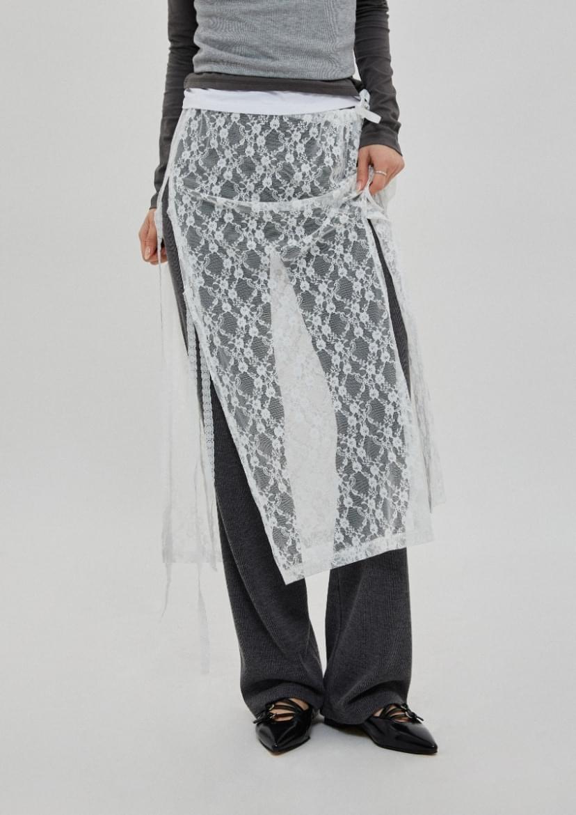 【楽天市場】サイドスリットレーススカート スカート レディース｜韓国 privatelookbook｜コーディブック：CODIBOOK