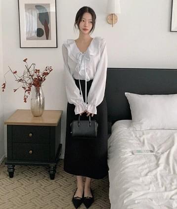 【楽天市場】ナインフリルbl ブラウス レディース｜韓国 CWITHC｜コーディブック：CODIBOOK