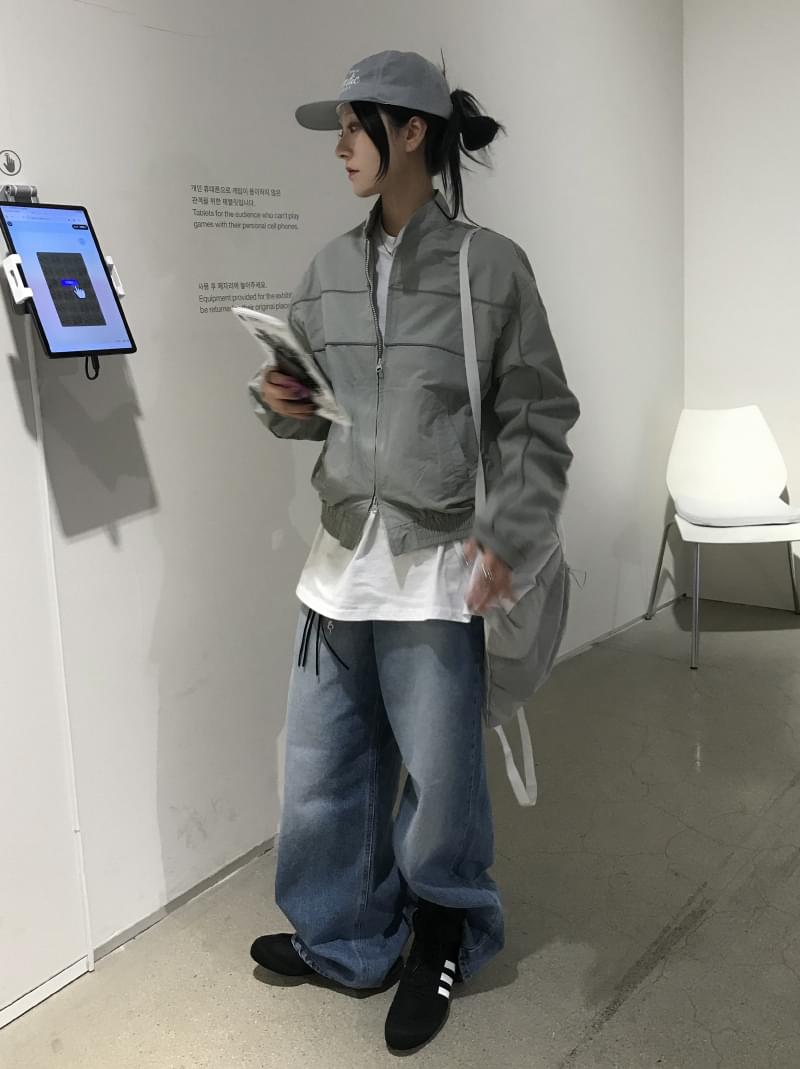 【楽天市場】LINE SCOTCH NYLON JP ジップアップ レディース｜韓国 AAKE｜コーディブック：CODIBOOK