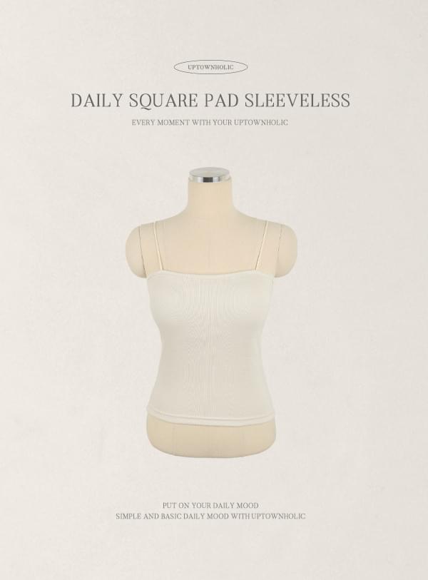 【楽天市場】デイリースクエアスリーブレスナシ（ショート、ロング） ノースリーブ Tシャツ レディース｜韓国 UPTOWN HOLIC｜コーディブック：CODIBOOK