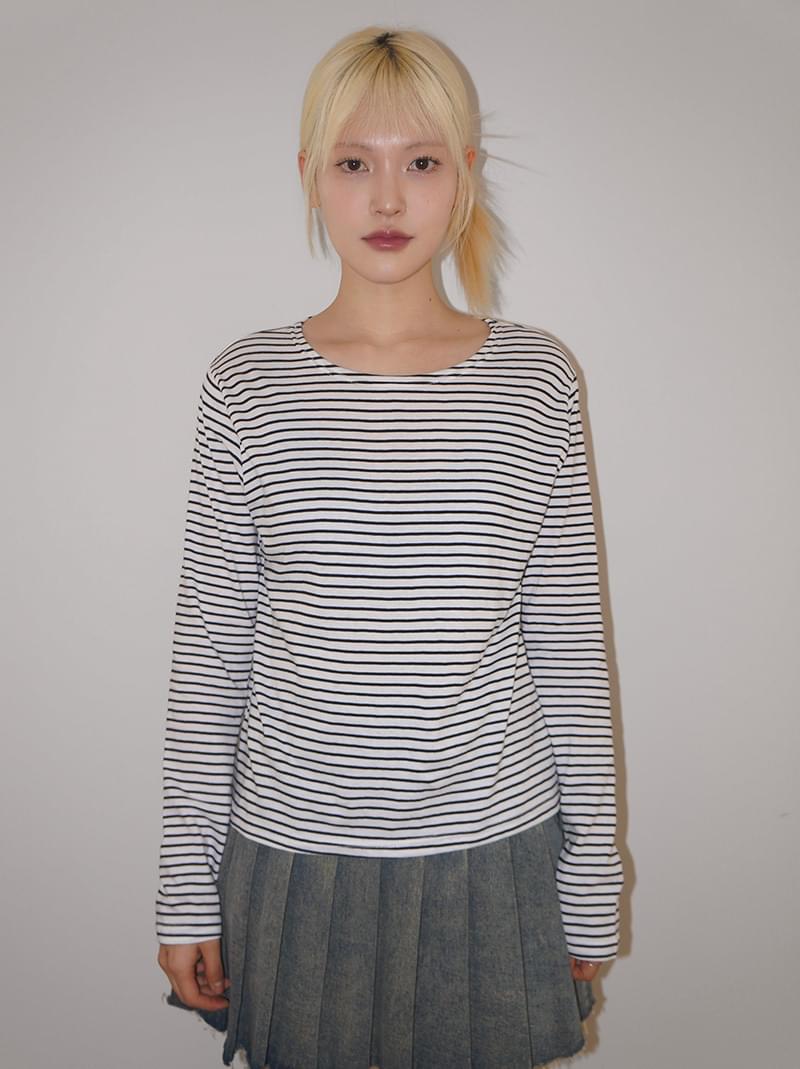 【楽天市場】ZERO STRIPE T 長袖 Tシャツ レディース｜韓国 AAKE｜コーディブック：CODIBOOK