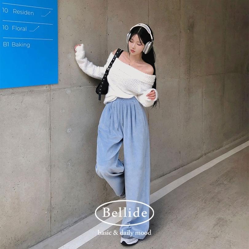 【楽天市場】[BELLIDE MADE] パンツベロアワイドトレーニングパンツ パンツ ワイドパンツ レディース｜韓国 BEIDELLI｜コーディブック：CODIBOOK