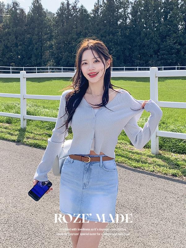 【楽天市場】ケリーリブジVネックカーディガン カーディガン / ベスト カーディガン レディース｜韓国 Dayroze｜コーディブック：CODIBOOK