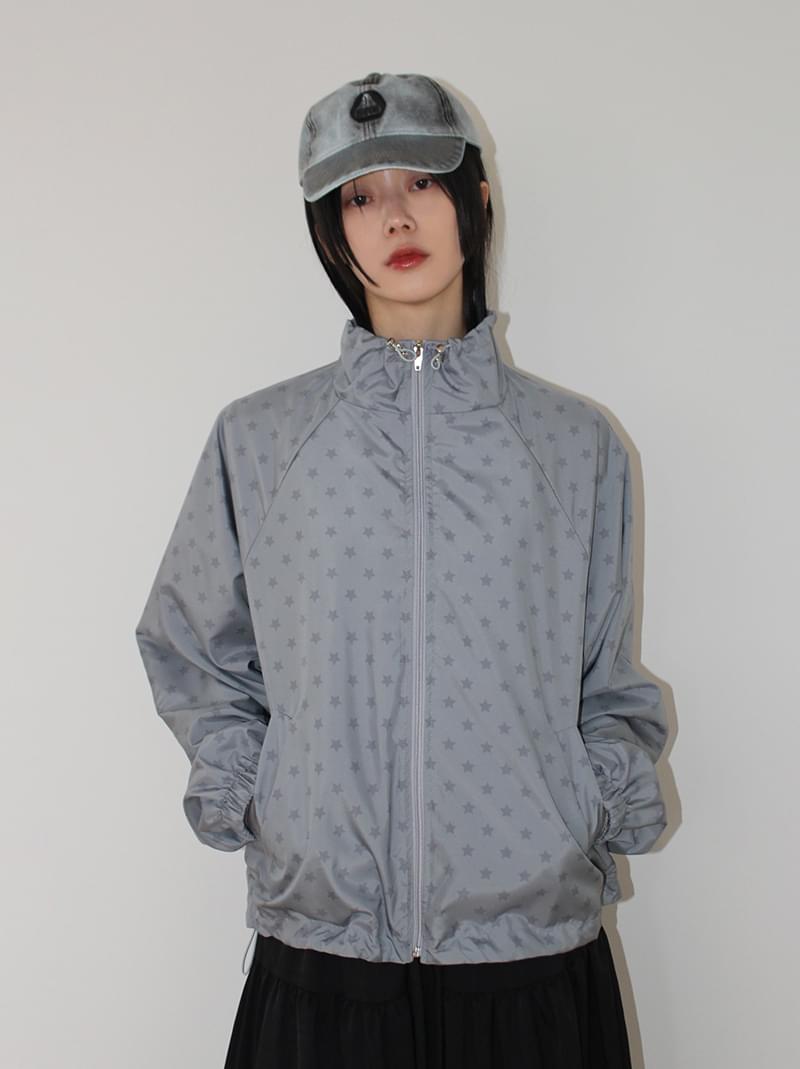 【楽天市場】EUPORIA STAR STRING JP ジップアップ ウィンドブレーカー レディース｜韓国 AAKE｜コーディブック：CODIBOOK