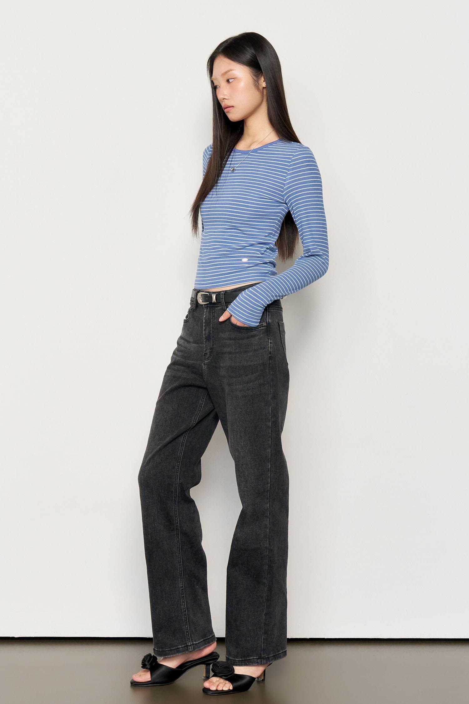 【楽天市場】WOMANストライプリブドロングスリーブティー 長袖 Tシャツ Tシャツ レディース｜韓国 GENERAL IDEA｜コーディブック：CODIBOOK