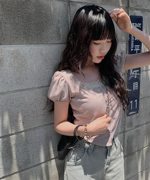 【楽天市場】クヤレースパフ半袖Tシャツ 半袖 Tシャツ Tシャツ レディース｜韓国 anyonemore｜コーディブック：CODIBOOK
