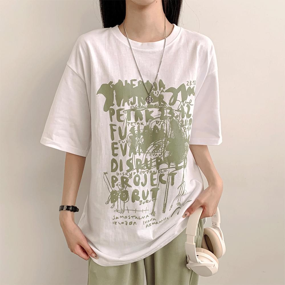 【楽天市場】チャッシャーボクシーフィット半袖Tシャツ 半袖 Tシャツ レディース｜韓国 peachmode｜コーディブック：CODIBOOK