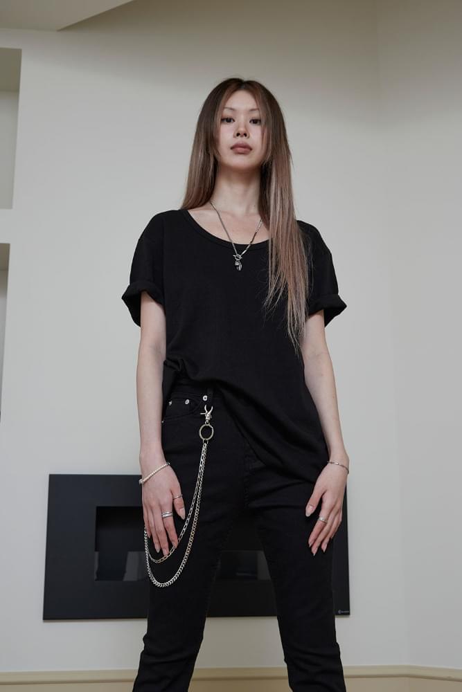 【楽天市場】bk u-neck t-shirt 半袖 Tシャツ レディース｜韓国 COLOR iN ID｜コーディブック：CODIBOOK