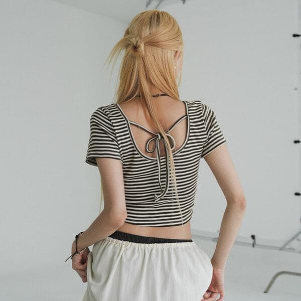 【楽天市場】エンヌストライプTシャツ 半袖 Tシャツ Tシャツ レディース｜韓国 binary01｜コーディブック：CODIBOOK