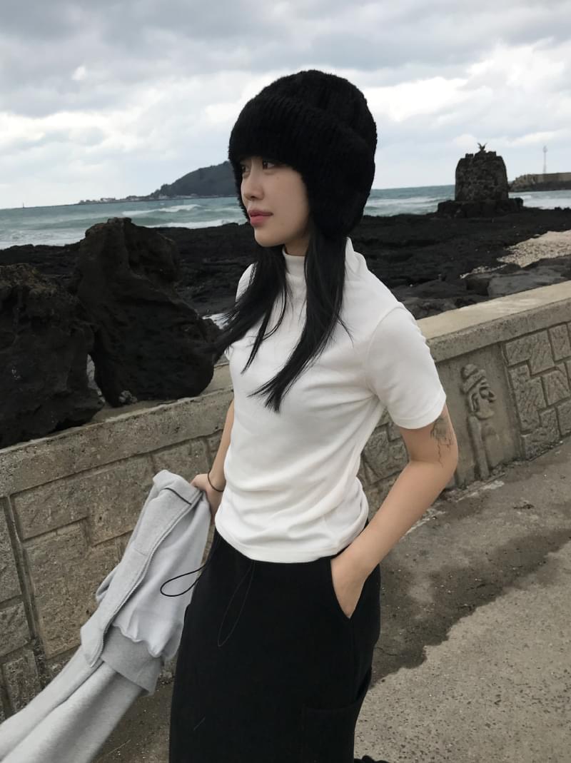 【楽天市場】SOFT HIGHNECK HALF T 半袖 Tシャツ レディース｜韓国 AAKE｜コーディブック：CODIBOOK