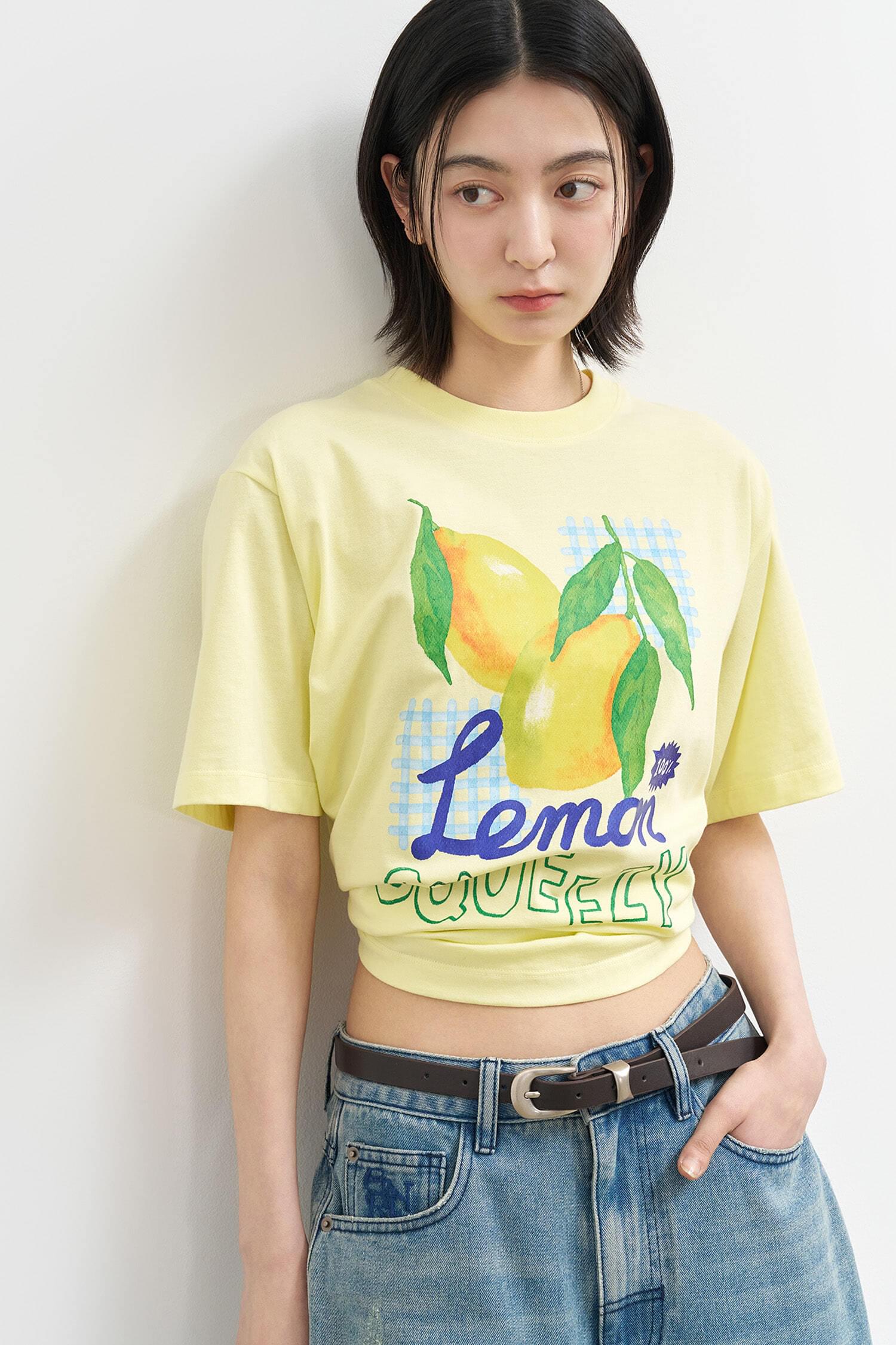 【楽天市場】WOMANフルーツルーズフィット半袖 半袖 Tシャツ Tシャツ レディース｜韓国 GENERAL IDEA｜コーディブック：CODIBOOK