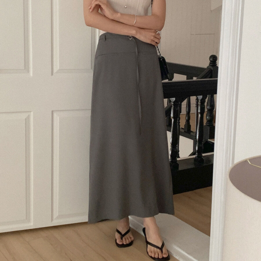 【楽天市場】リバーベルトスカート スカート レディース｜韓国 WONLOG｜コーディブック：CODIBOOK