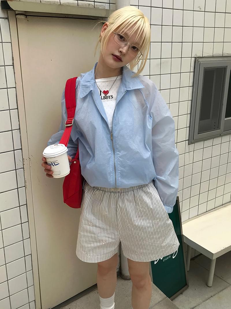 【楽天市場】COOL SEE-THROUGH JP ジップアップ レディース｜韓国 AAKE｜コーディブック：CODIBOOK