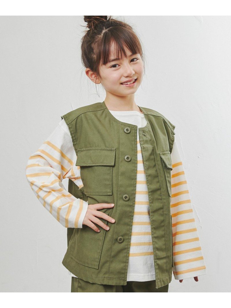 【楽天市場】【SALE／55%OFF】ミリタリージレ coen コーエン トップス ベスト・ジレ カーキ【RBA_E】[Rakuten ...