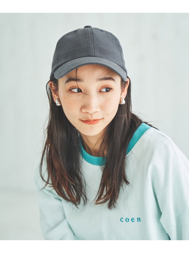 【楽天市場】【SALE／25%OFF】リネンミックスキャップ coen コーエン 帽子 キャップ ブラウン グレー ブルー【RBA_E ...