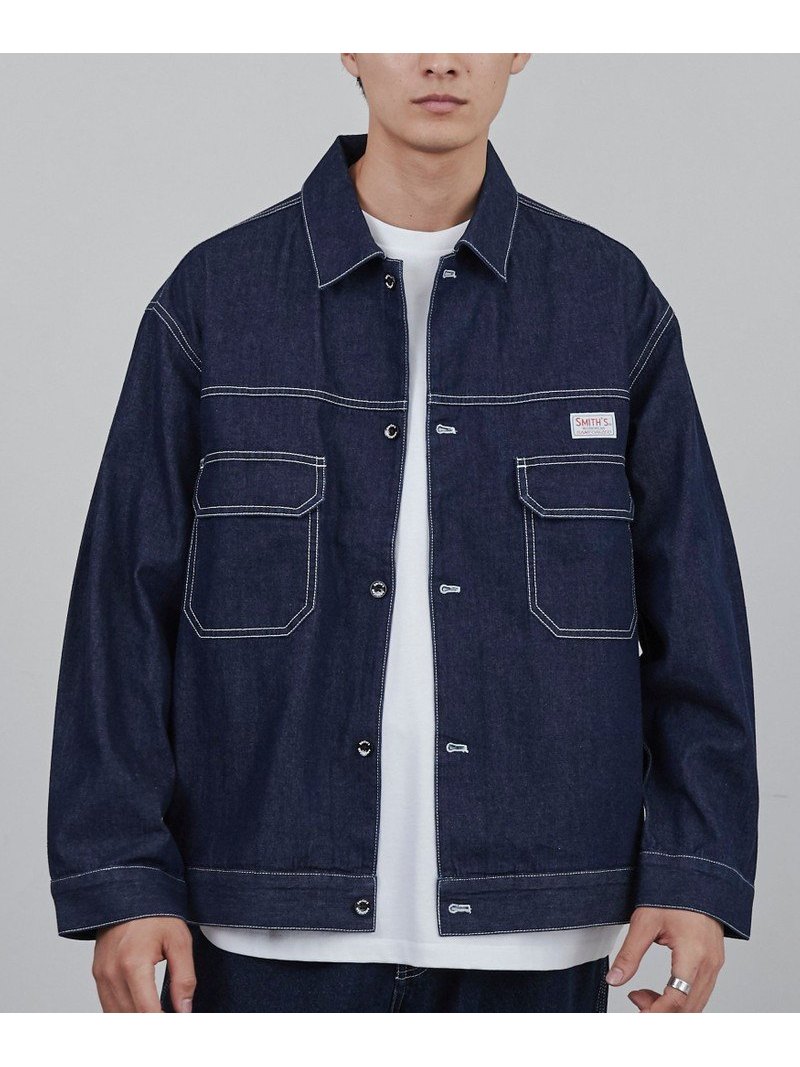 【楽天市場】【SALE／28%OFF】SMITH'S(スミス)別注ワークデニムシャツジャケット23AW coen コーエン トップス シャツ ...