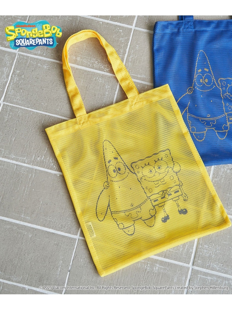 【楽天市場】【SALE／40%OFF】【SpongeBob / スポンジ・ボブ 別注】メッシュトートバッグ coen コーエン バッグ トート ...