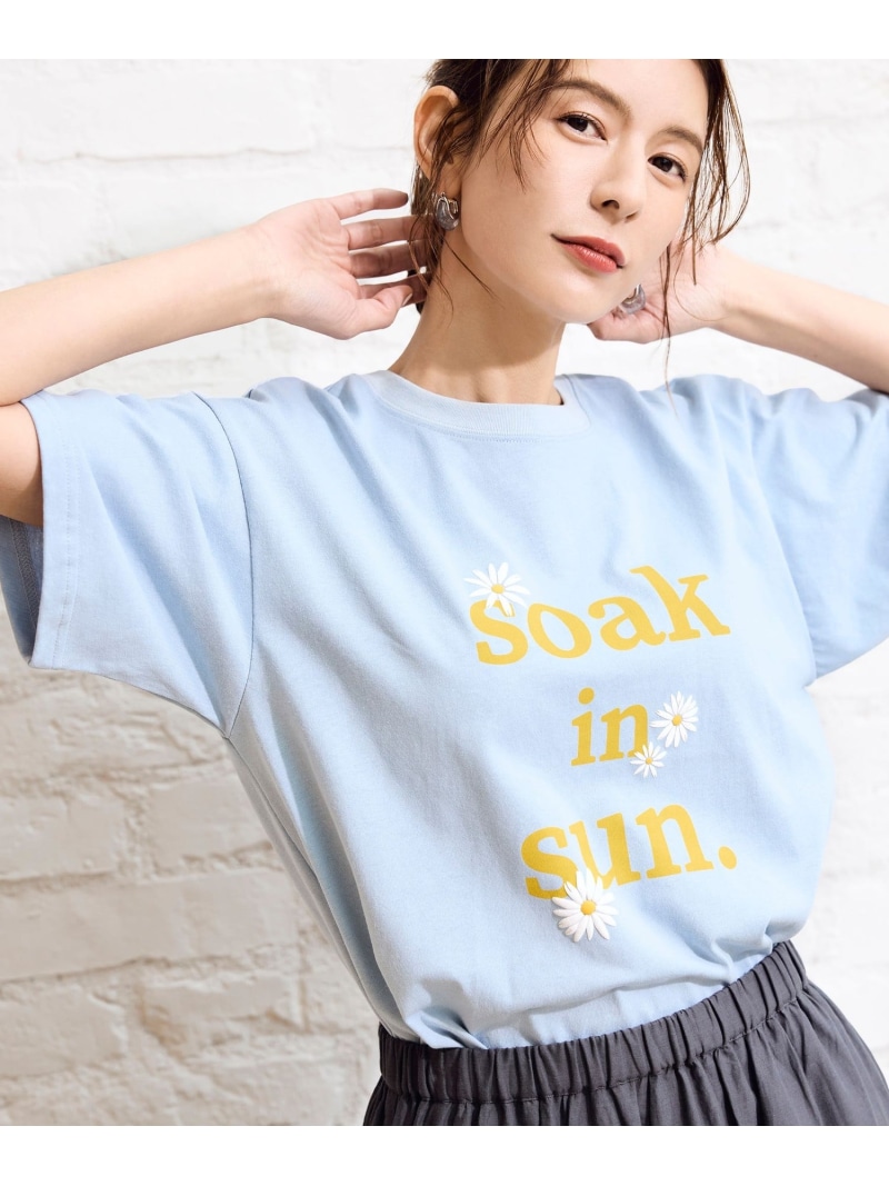 【楽天市場】【スザンヌさんコラボ】Suuフラワーロゴ プリントT coen コーエン トップス カットソー・Tシャツ ピンク グレー ホワイト ブルー【先行予約】*[Rakuten ...