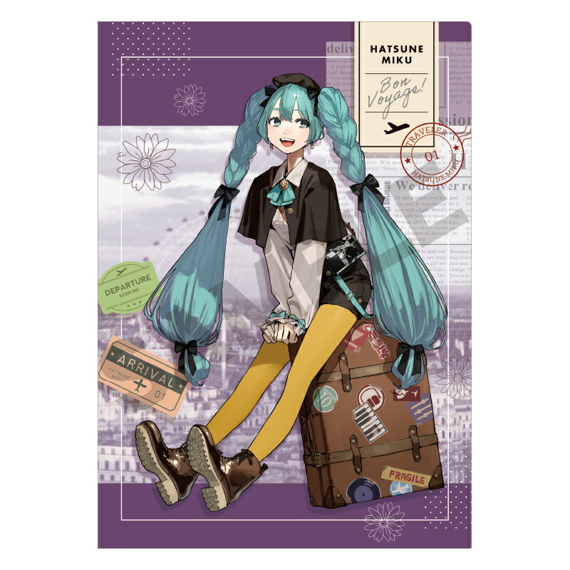 【楽天市場】【新品/公式】 初音ミク_シングルクリアファイル パープル 公式グッズ 公式ライセンス colleize コレイズ アニメ キャラクター グッズ：colleize 公式商品専門 楽天市場店