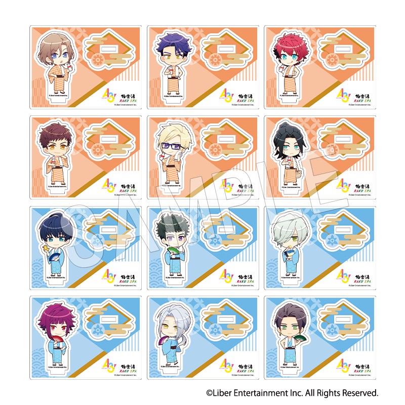 【楽天市場】【新品/公式】 A3！_トレーディングアクリルスタンド 極楽湯ミニキャラver. TypeB 公式グッズ 公式ライセンス colleize コレイズ アニメ キャラクター グッズ ...