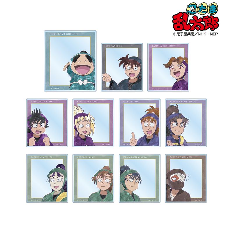 【楽天市場】【新品/公式】忍たま乱太郎_ トレーディング Ani-Art 第2弾 フォトフレーム風アクリルカード ver.B（単位/単品） 公式グッズ colleize コレイズ アニメ ...