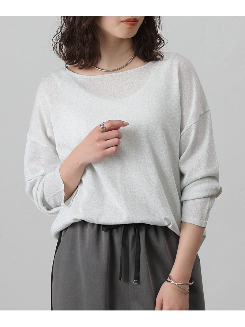 【楽天市場】シアーラメニットプルオーバー COLONY 2139 コロニー トゥーワンスリーナイン トップス ニット グレー ブラック【送料 ...