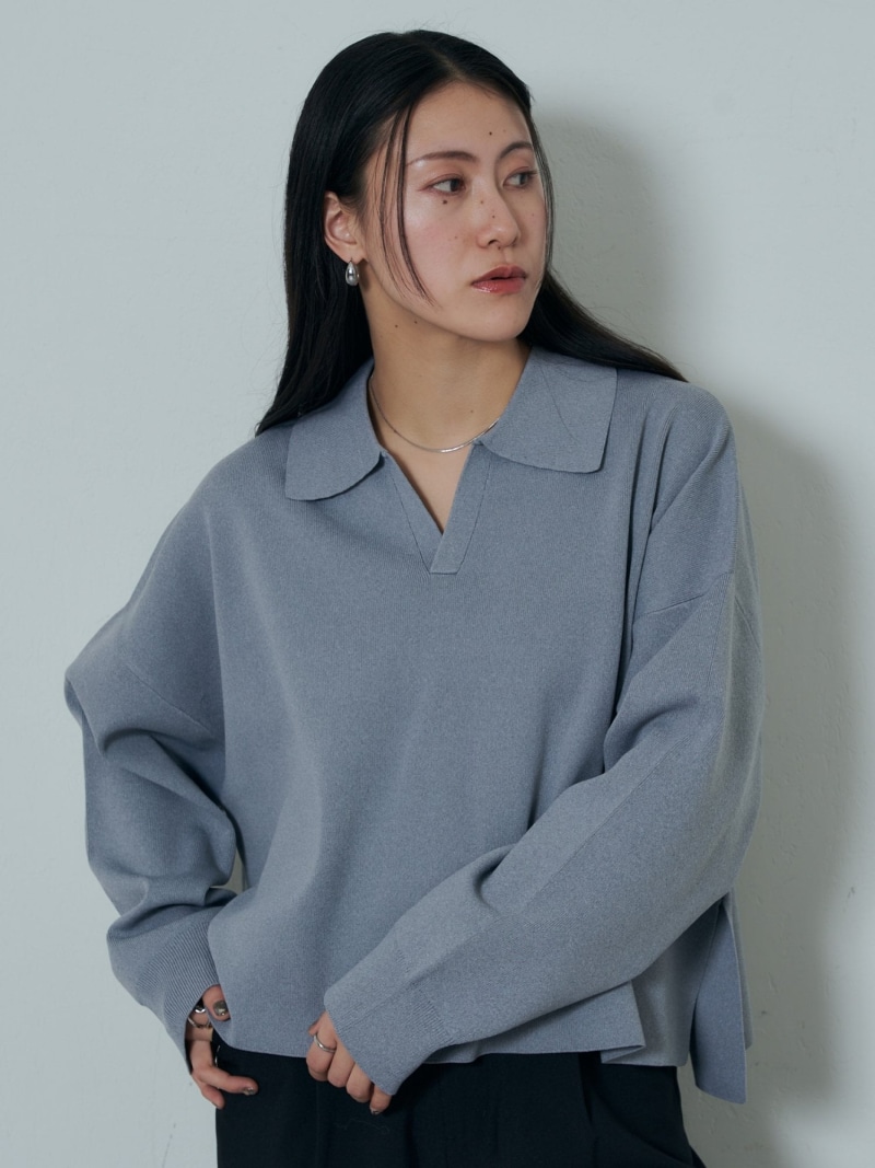 【楽天市場】【SALE／50%OFF】エステルヤーン衿付スキッパー COLONY 2139 コロニー トゥーワンスリーナイン トップス ニット ...