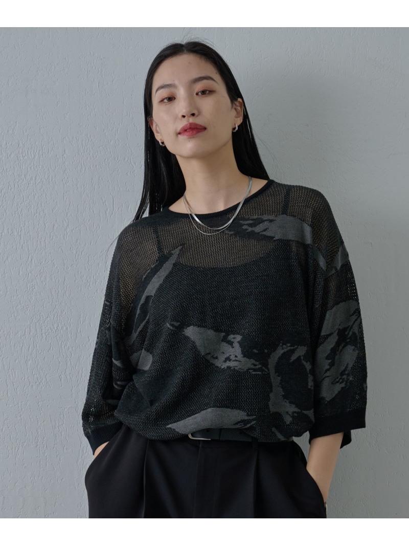 【楽天市場】【SALE／30%OFF】透かし編み柄ニットプルオーバー COLONY 2139 コロニー トゥーワンスリーナイン トップス ...