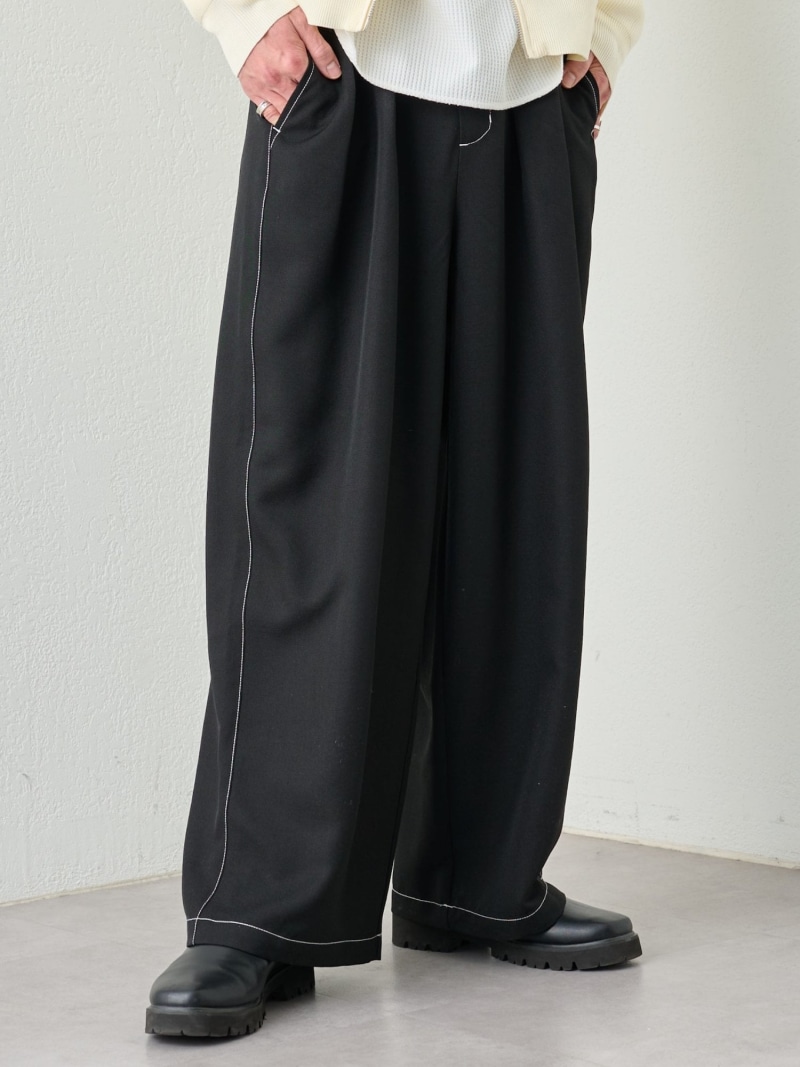 【楽天市場】【SALE／30%OFF】【セットアップ対応】ポリツイルタックワイドパンツ COLONY 2139 コロニー トゥーワンスリー ...