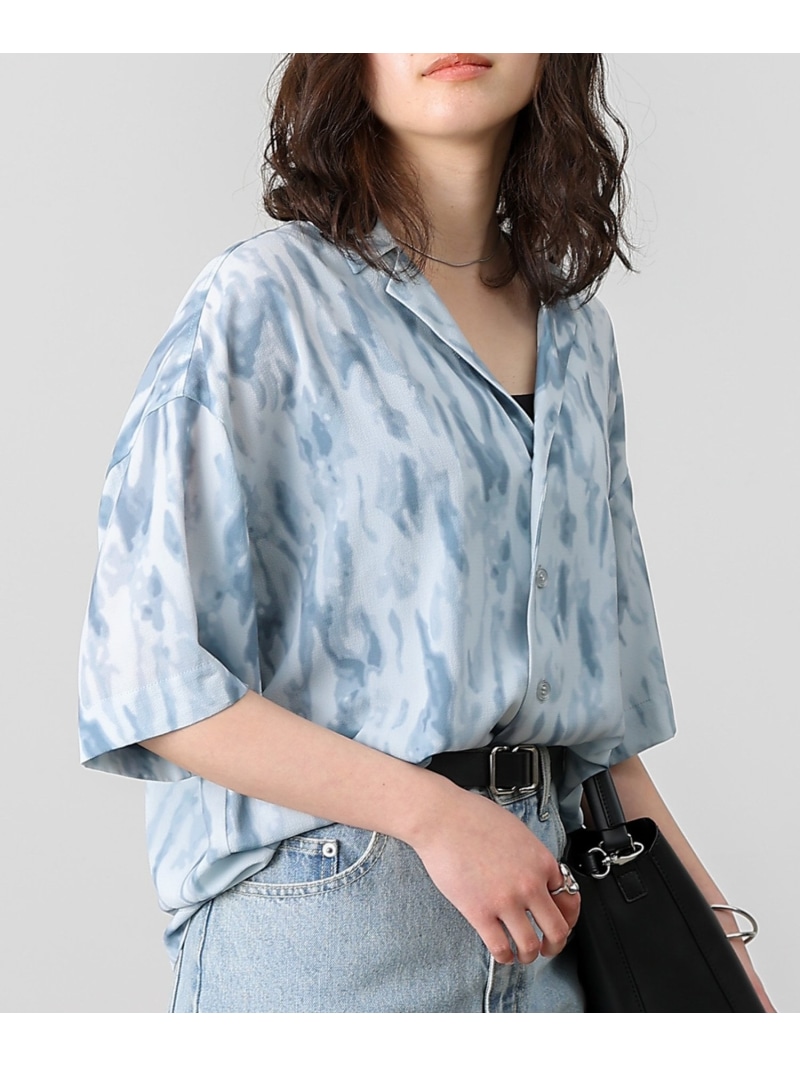 【楽天市場】ノイズフローラルプリントシャツ COLONY 2139 コロニー トゥーワンスリーナイン トップス シャツ・ブラウス グリーン ...