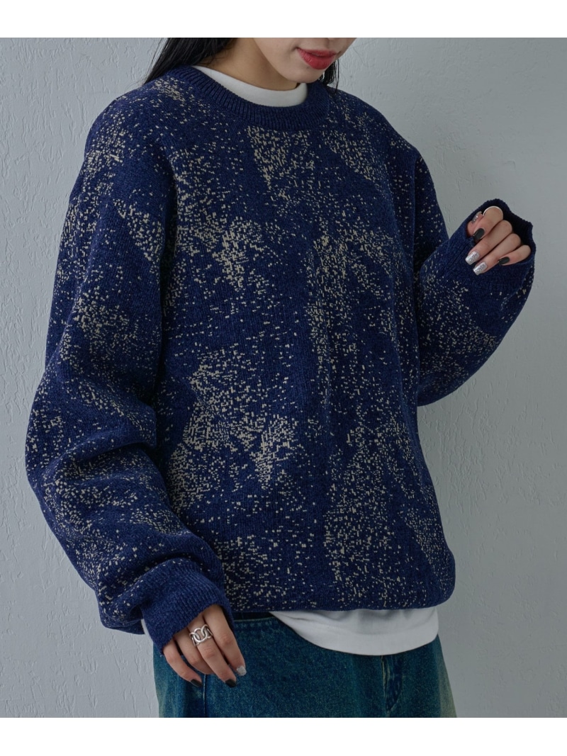 【楽天市場】【SALE／50%OFF】パウダー柄モールニット COLONY 2139 コロニー トゥーワンスリーナイン トップス ニット ...