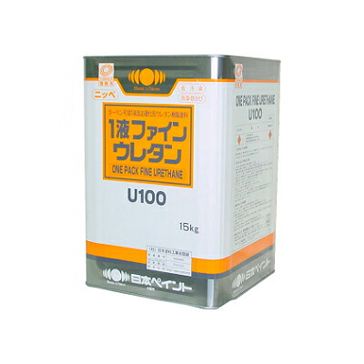 【楽天市場】【送料無料】 ニッペ 1液ファインウレタンU100 ND-491 [15kg] 日本ペイント 中彩色 ND色：カラーハーモニー