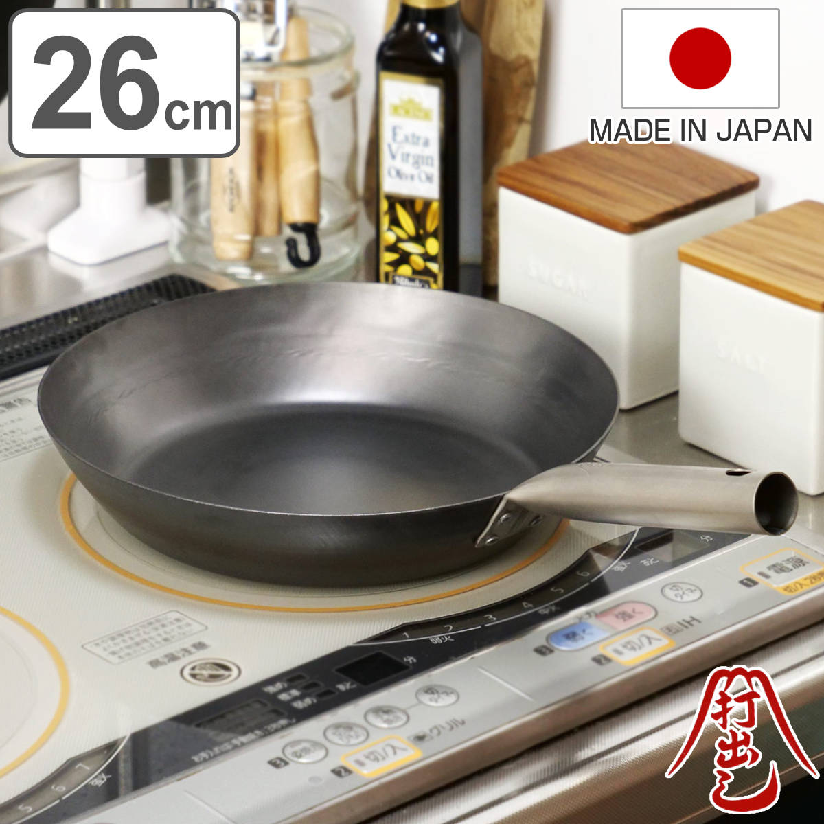 【楽天市場】【レビュー特典付き】 鉄フライパン 26cm チタン柄 HANAKO+a 打出し窒化加工 日本製 （ IH対応 ガス火対応 山田工業所 炒め鍋 フライパン 鉄のフライパン 金属ヘラ ...