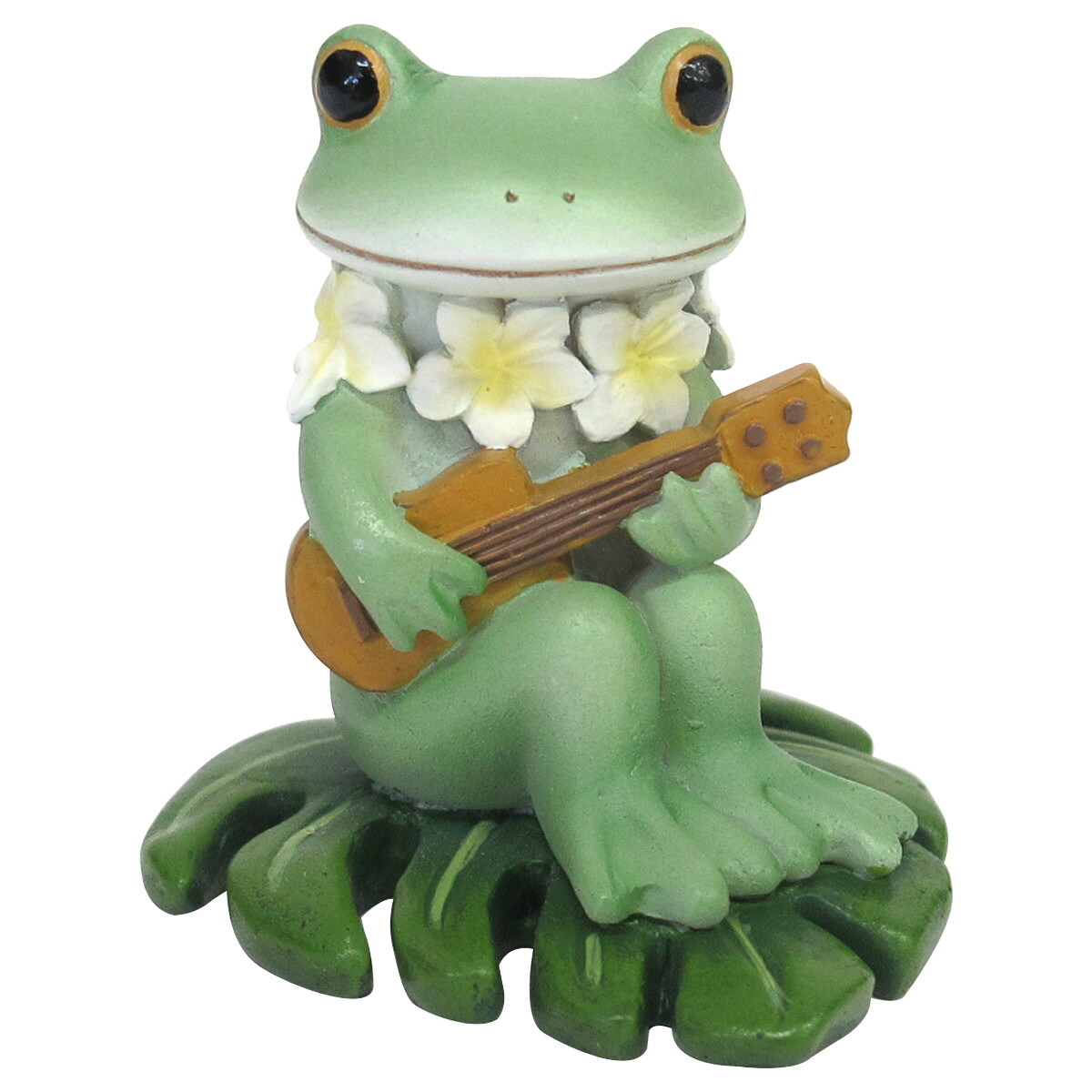 【楽天市場】コポー プルメリアとウクレレ カエル 置物 （ Copeau 置き物 コポタロウ 玄関 かえる 蛙 グッズ マスコット ミニチュア 雑貨 オーナメント インテリア 飾る かわいい ...