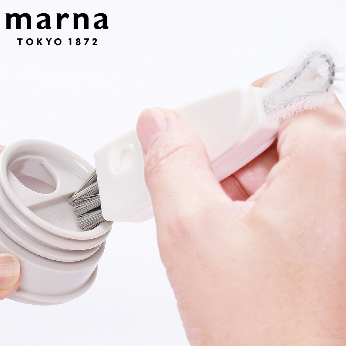 【楽天市場】marna マーナ 水筒すき間洗いブラシ K683W （ ブラシ 洗浄ブラシ 水筒用ブラシ 水筒洗い 水筒洗浄 マグブラシ 水筒ブラシ マグ洗浄 清掃 掃除 キッチンブラシ 洗浄用 ...