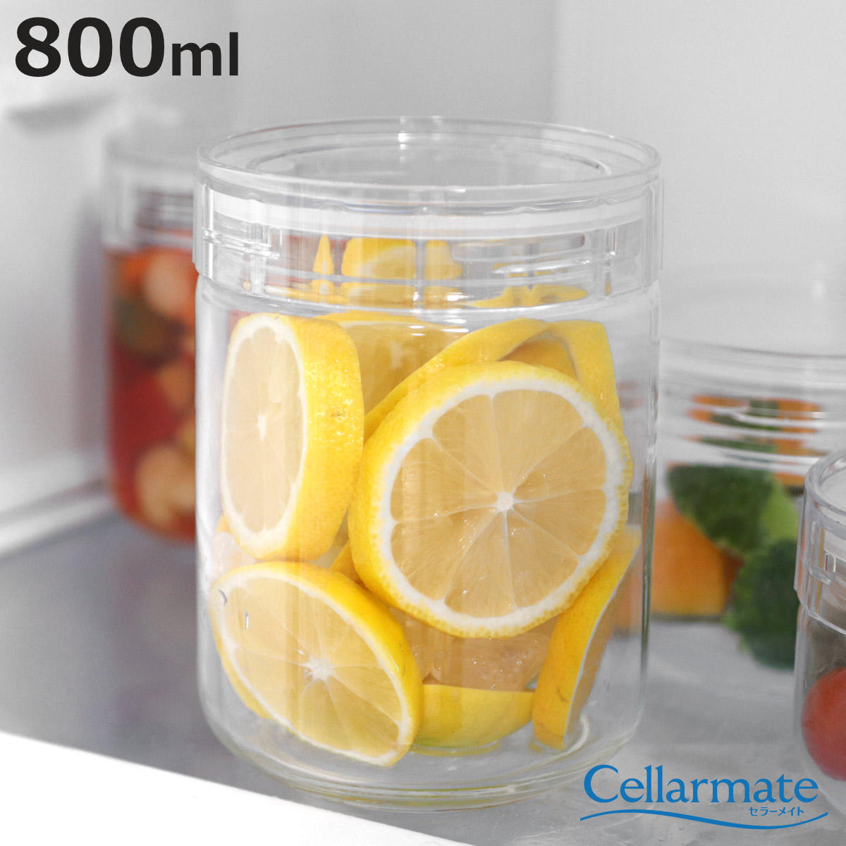 【楽天市場】保存容器 800ml チャーミークリアー・タフ TL2 セラーメイト （ 日本製 ガラス 密閉 パッキン付き キャニスター 保存 容器 ガラス容器 ガラス保存容器 0.8L 高性能 ...