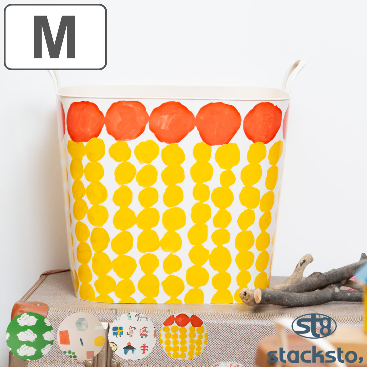 【楽天市場】バスケット baquet 25L M MOGU TAKAHASHI 収納 北欧 バケツ （ 収納ボックス 柔らかい 軽量 持ち手付き 収納ケース 洗濯かご ランドリーバスケット ...