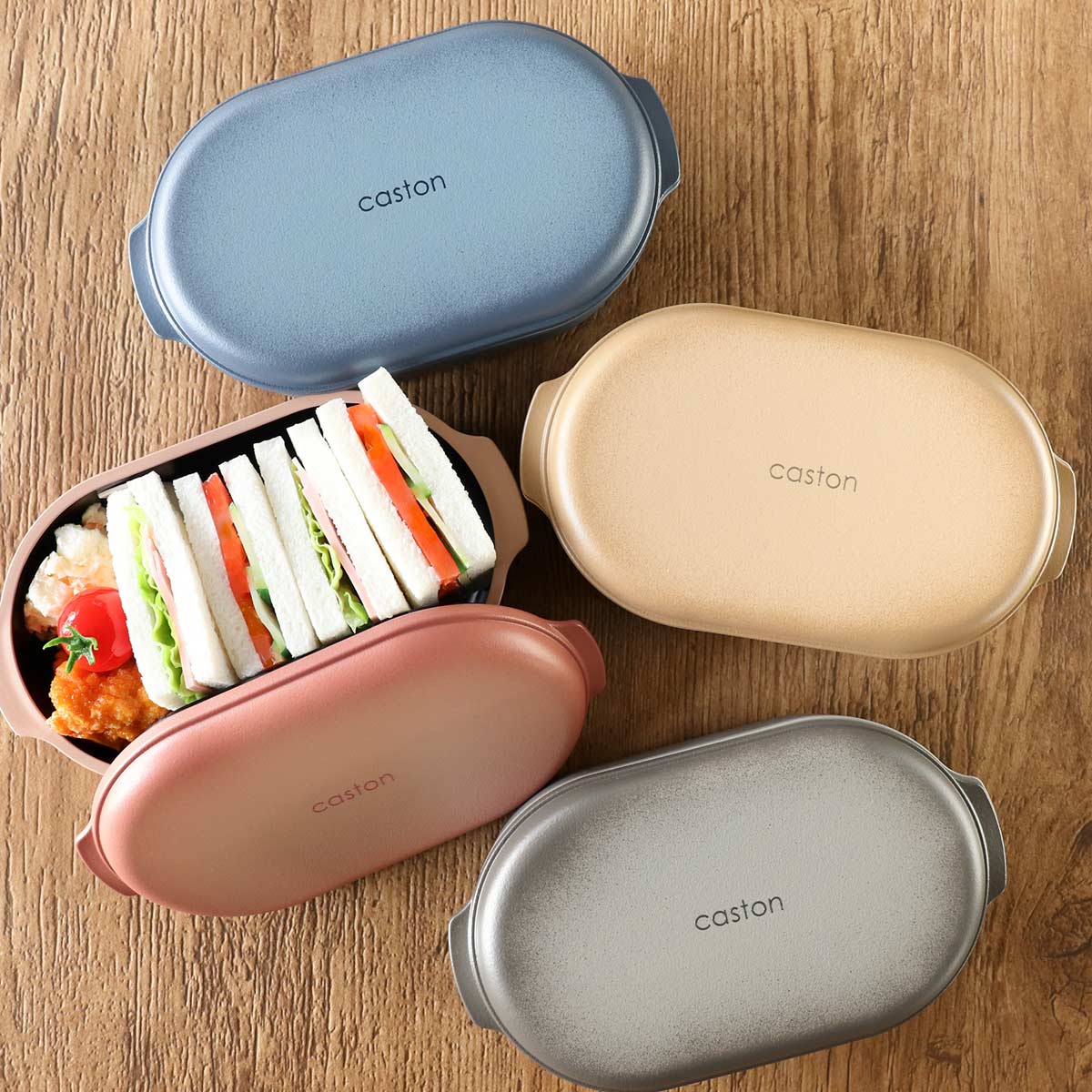 【楽天市場】弁当箱 1段 650ml caston ワイドランチボックス （ 送料無料 お弁当箱 ランチボックス 食洗機対応 レンジ対応 女子 ...