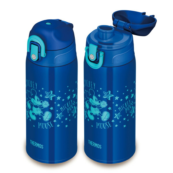【楽天市場】子供用水筒 サーモス(thermos) 真空断熱 2ウェイボトル 直飲み＆コップ付 カバー付 600ml ミッキーマウス FHO-600WFDS （ 送料無料 保温 保冷 子供用 ...