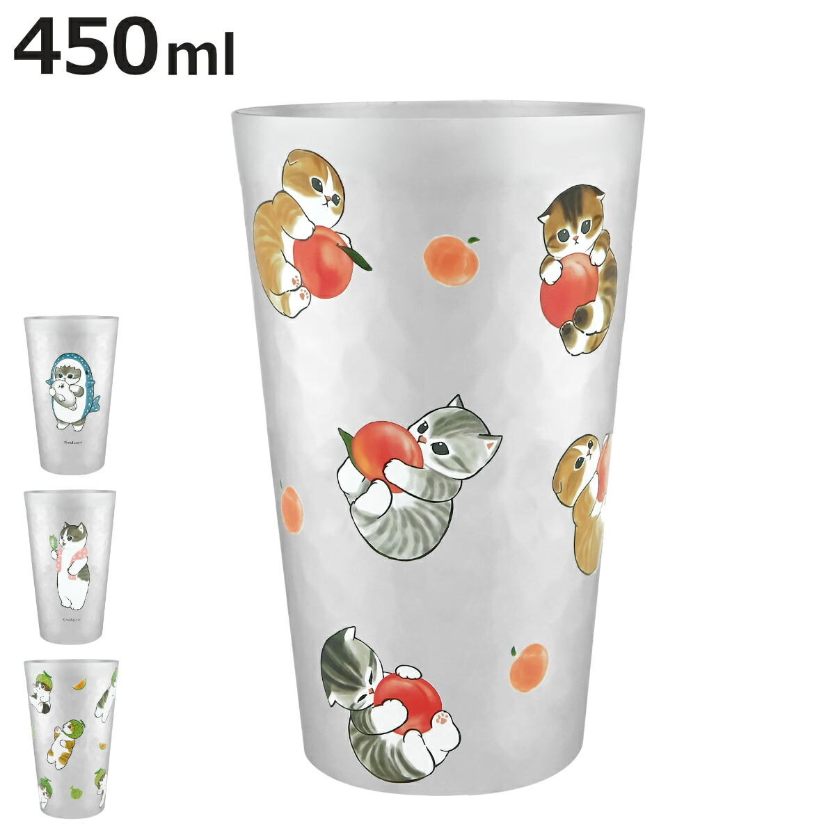 【楽天市場】タンブラー 450ml mofusand アルミタンブラー （ モフサンド キャラクター かわいい ねこ ネコ 猫 おしゃれ さめにゃん 扇風機 ピーチにゃん メロンにゃん 軽量 ...