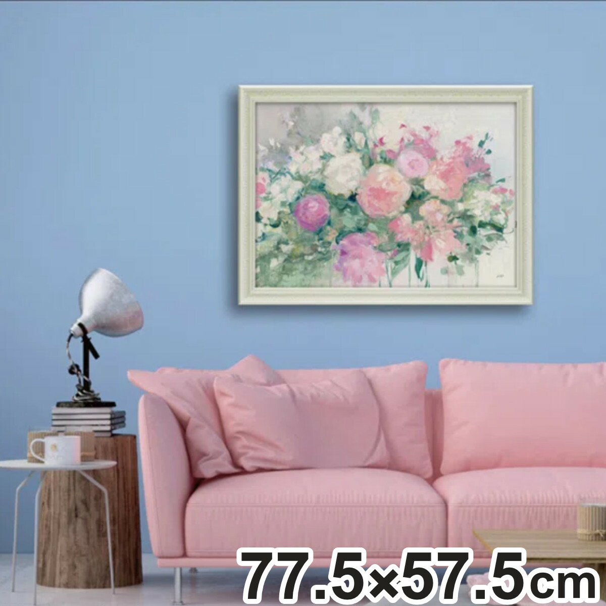 【楽天市場】アートパネル ジュリア プリントン 『ジューン アバンダンス』 77.5×57.5cm （ 絵画 絵 アート インテリア 額 額 ...