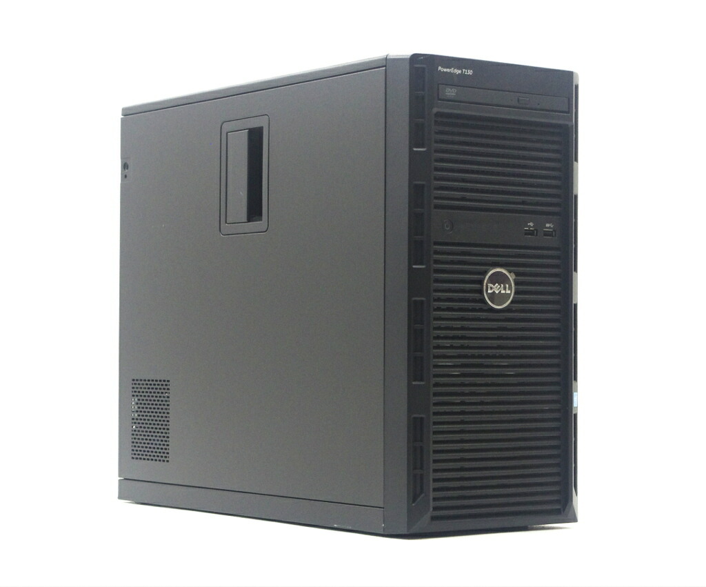 【楽天市場】DELL PowerEdge T130 Celeron G3900 2.8GHz 4GB 500GBx2台(SATA3.5インチ ...