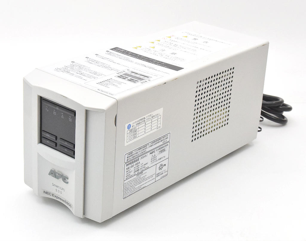 【楽天市場】【JUNK】NEC(APC OEM) Express5800 Smart-UPS 500 100V対応据え置き型液晶コンソールつき ...