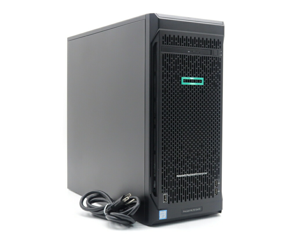 【楽天市場】【6コア】hp ProLiant ML110 Gen10 Xeon Bronze 3104 1.7GHz 64GB 4TBx2台 ...