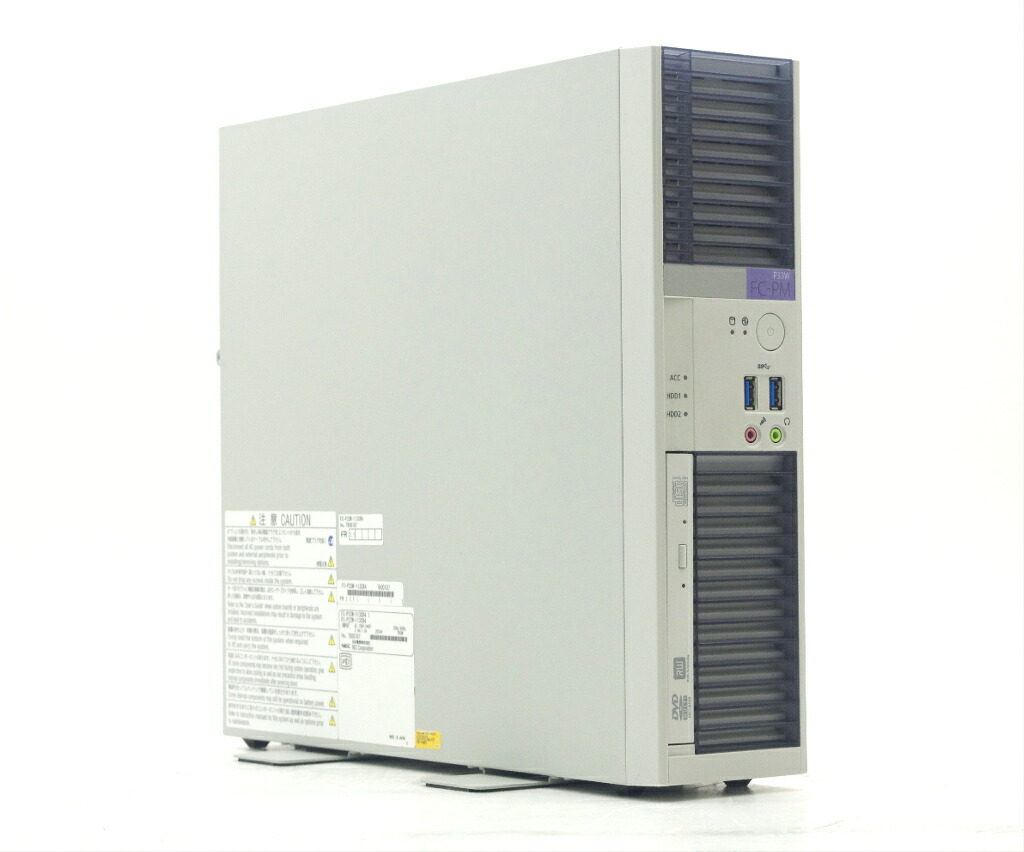 【楽天市場】NEC FC-P33W Xeon E3-1225 v5 3.3GHz 4GB 500GBx2台(SATA3.5インチ/ミラーリング ...